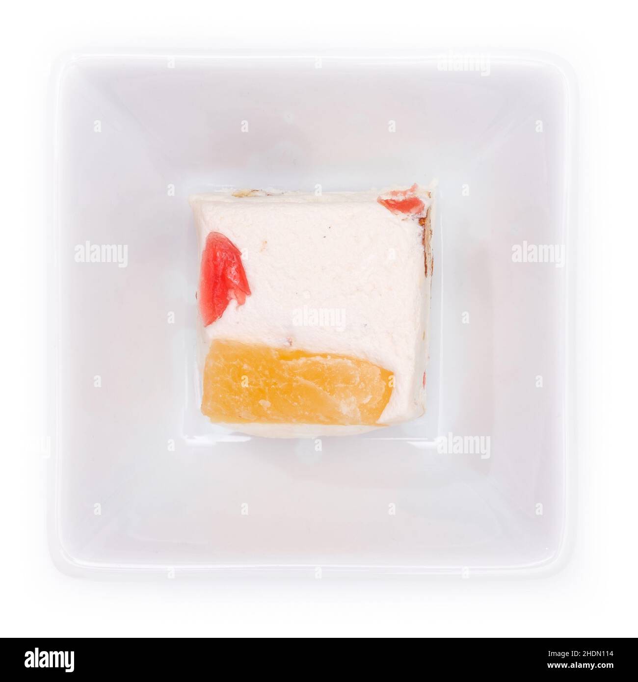 white nougat, white nougats Stock Photo - Alamy