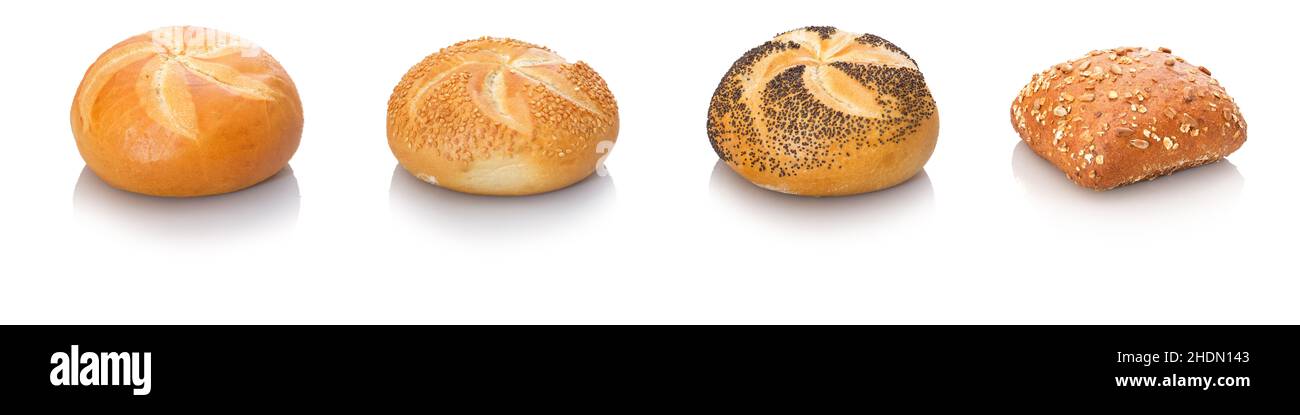 Bread buns in studio Cut Out Stock Images & Pictures - Alamy