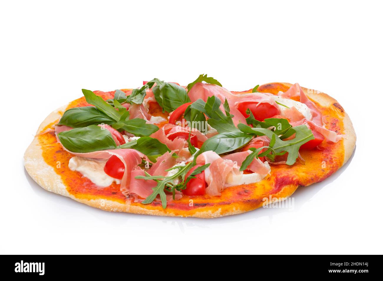parma ham, pizza, parma hams, pizzas Stock Photo - Alamy