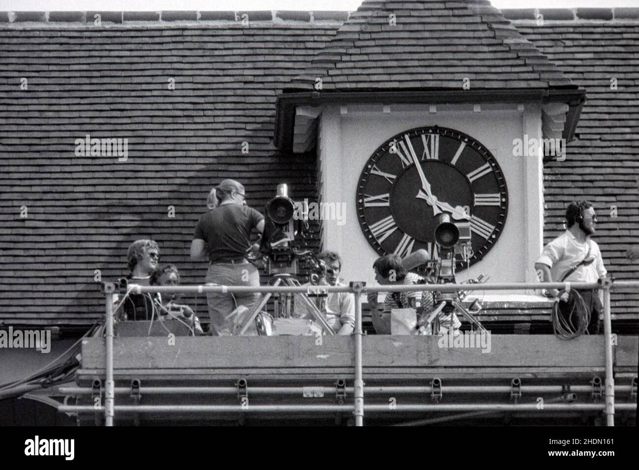 Scaffolding 1970s 1970's hi-res stock photography and images - Alamy