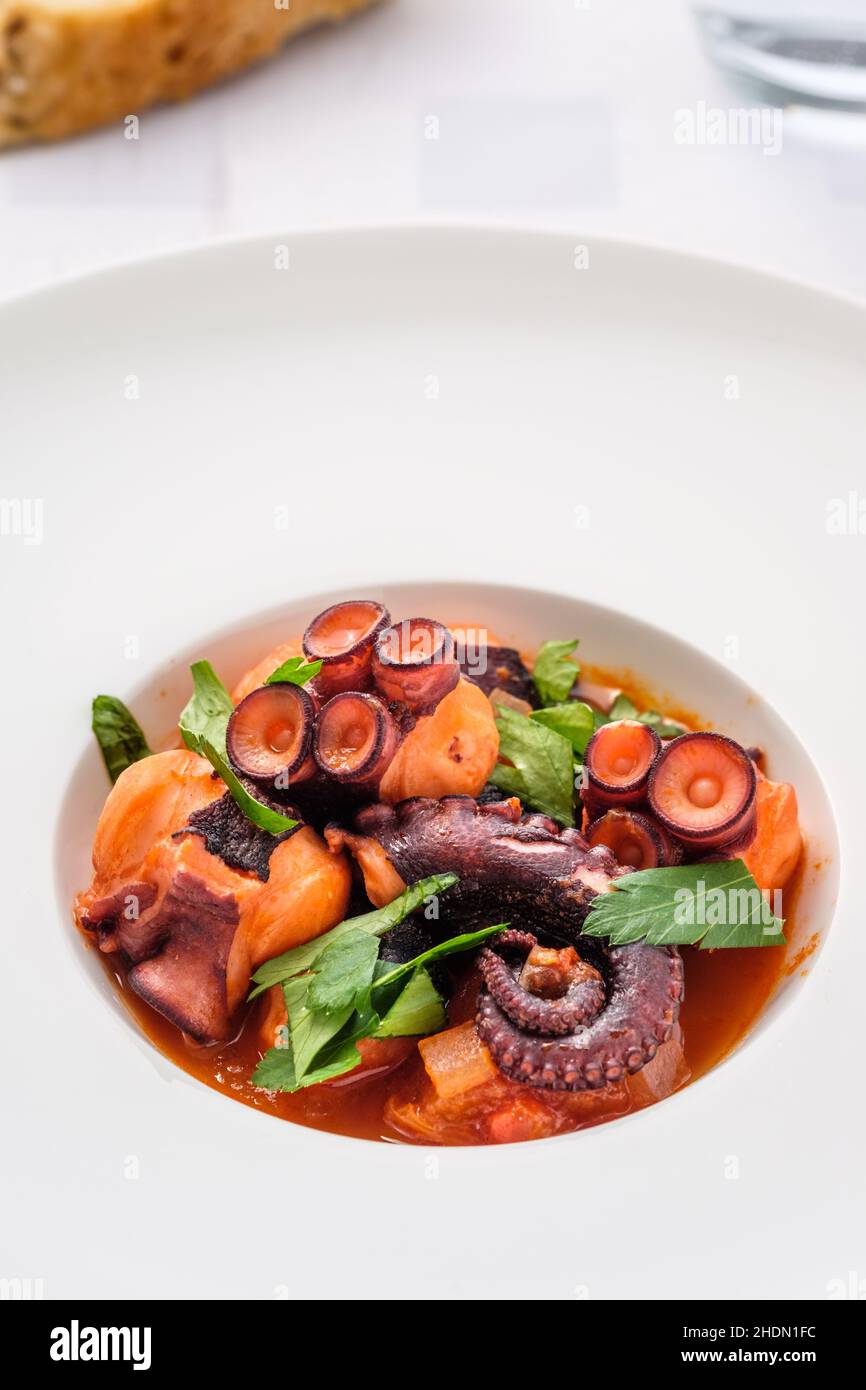squid, soup, squids, soups Stock Photo - Alamy