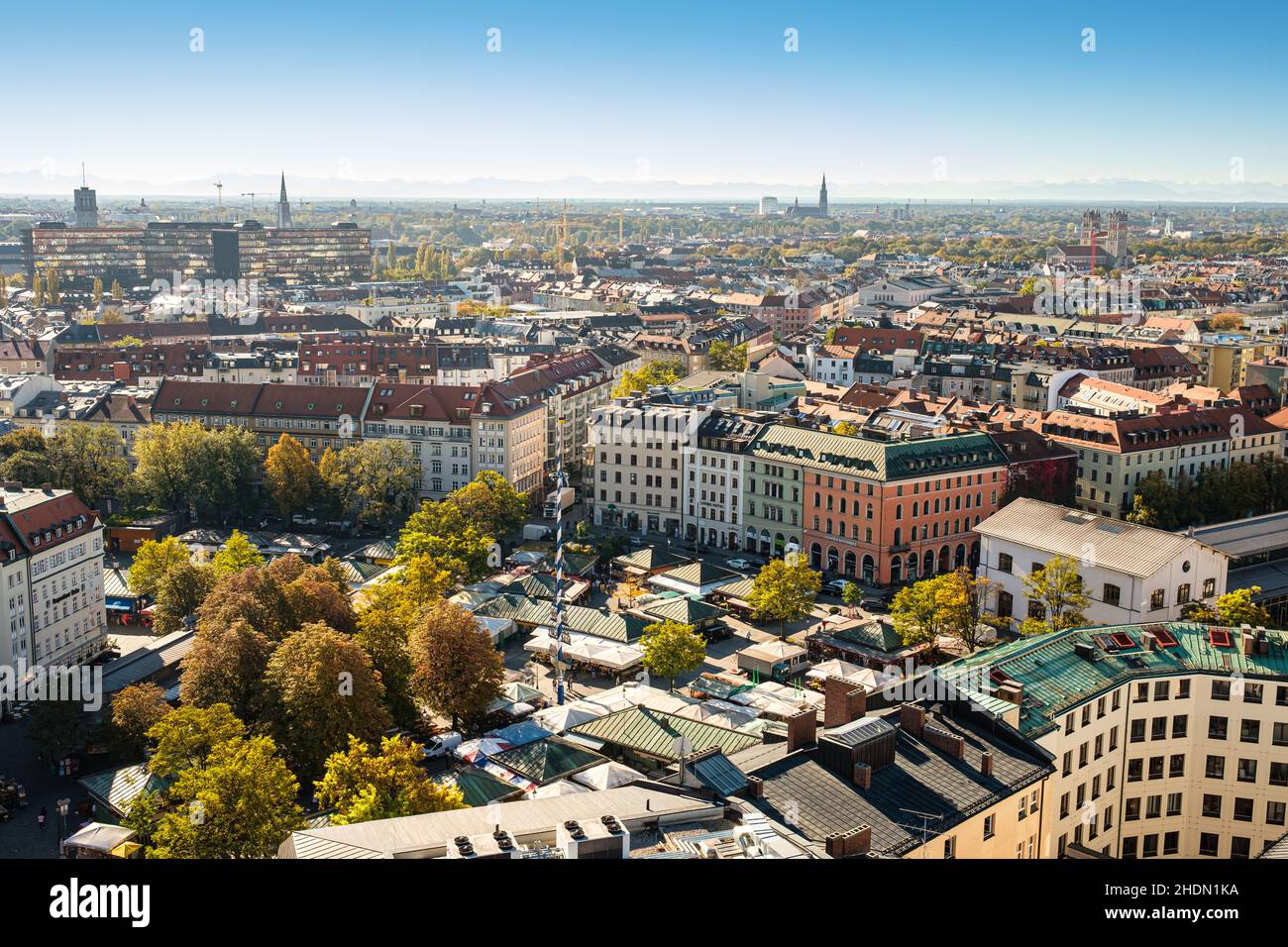 city view, munich, city views, munichs Stock Photo - Alamy