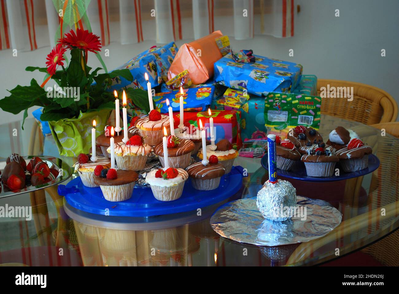 birthday, gifts, birthday table, birthdays, gift, birthday tables Stock ...