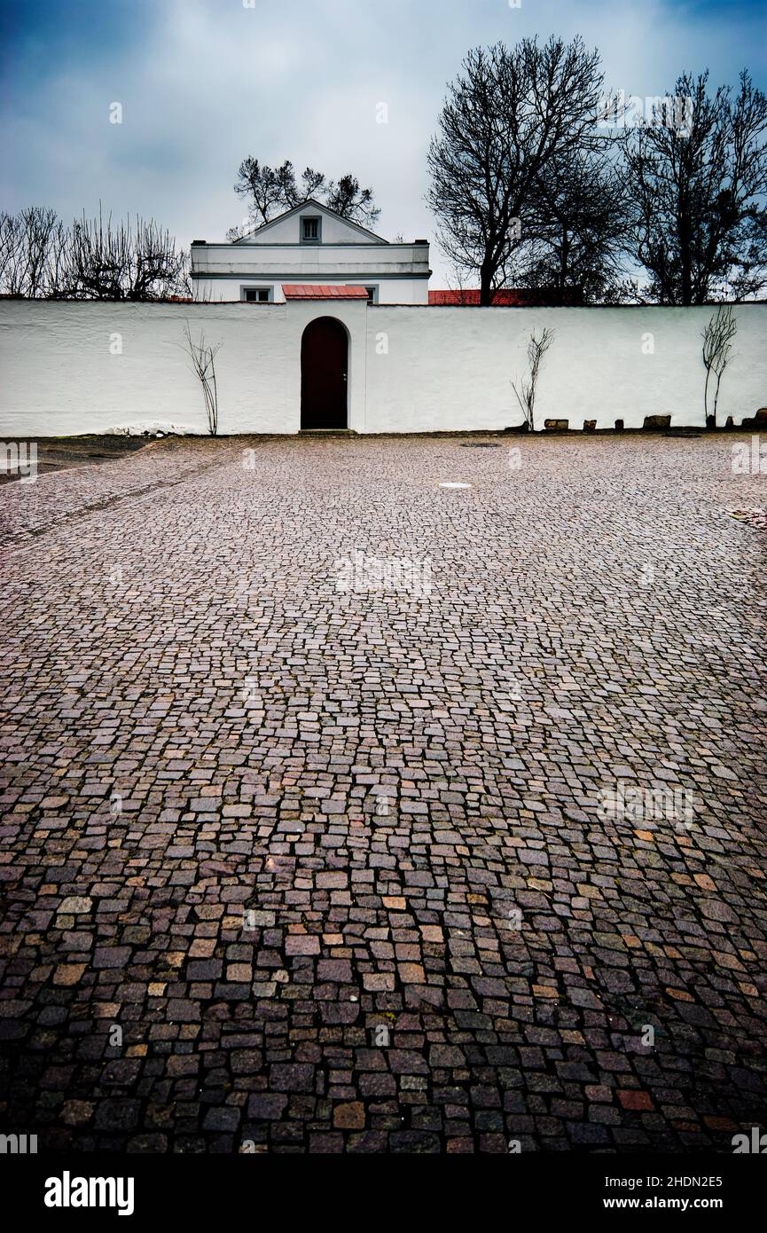 copy space, entrance, gate, wall, cobblestone, copyspace, entrances ...