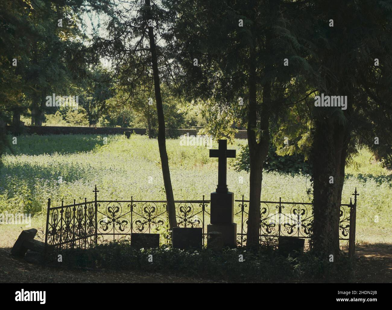 cemetery, cross, graves, cemeteries, crosses, grave Stock Photo - Alamy