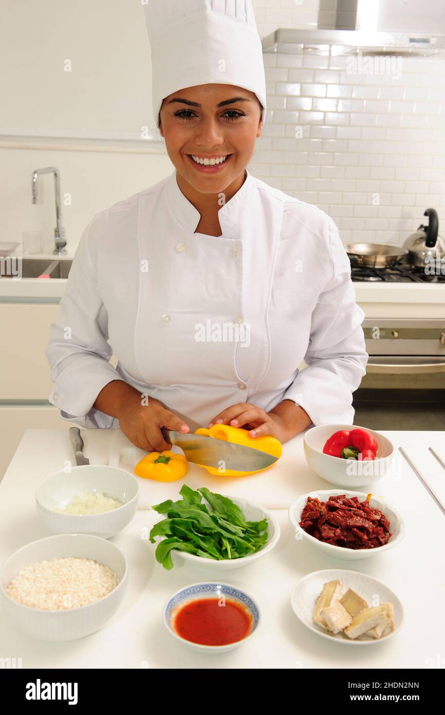 preparation, cutting, cook, preparations, cooks Stock Photo - Alamy