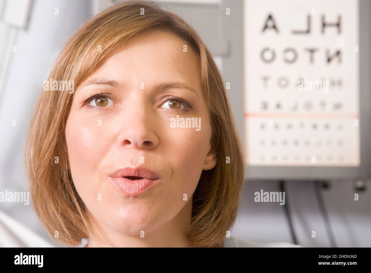 Female 45 years eye hi-res stock photography and images - Alamy