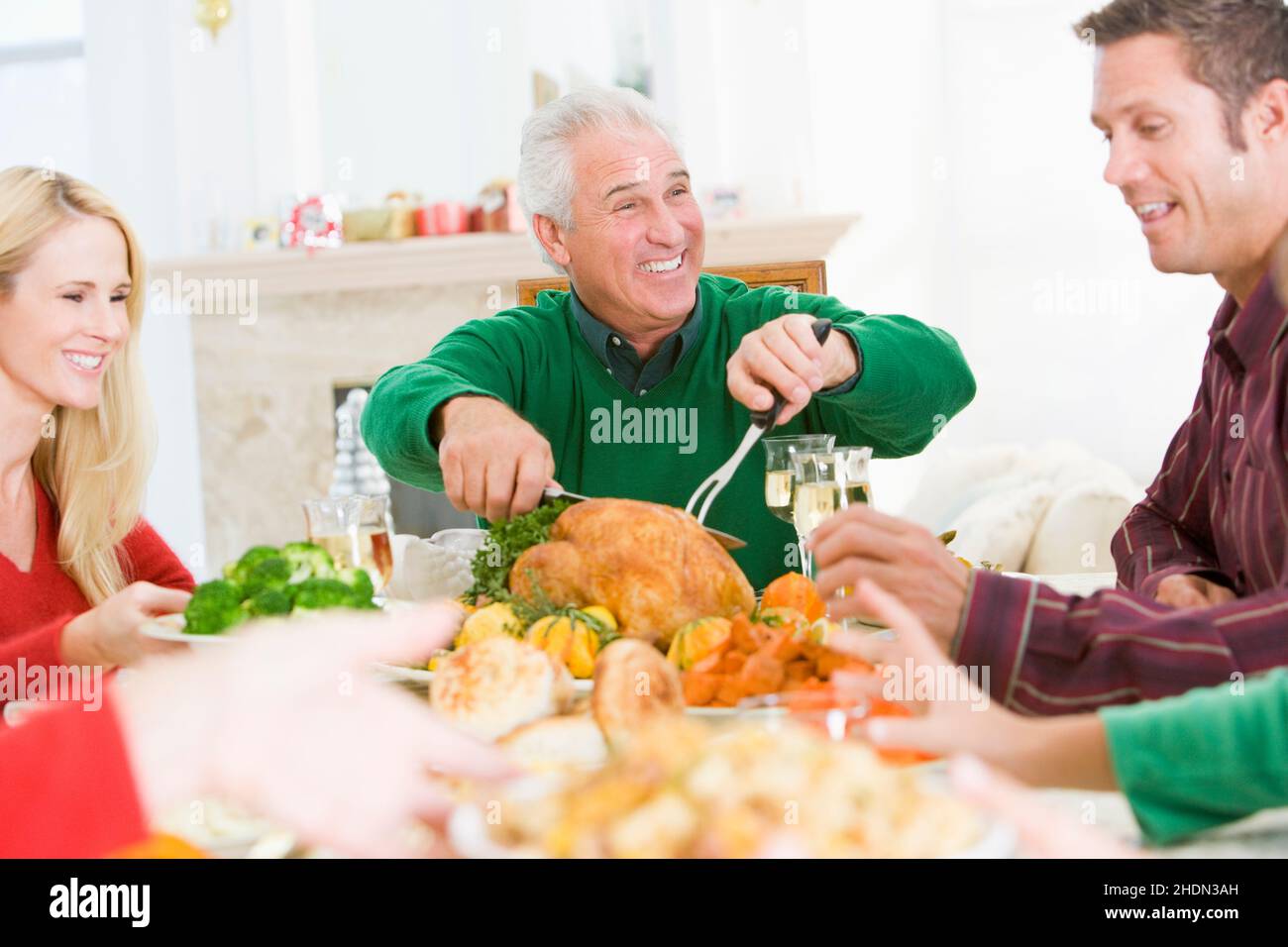 celebration & party, family, family life, christmas dinner, celebration ...