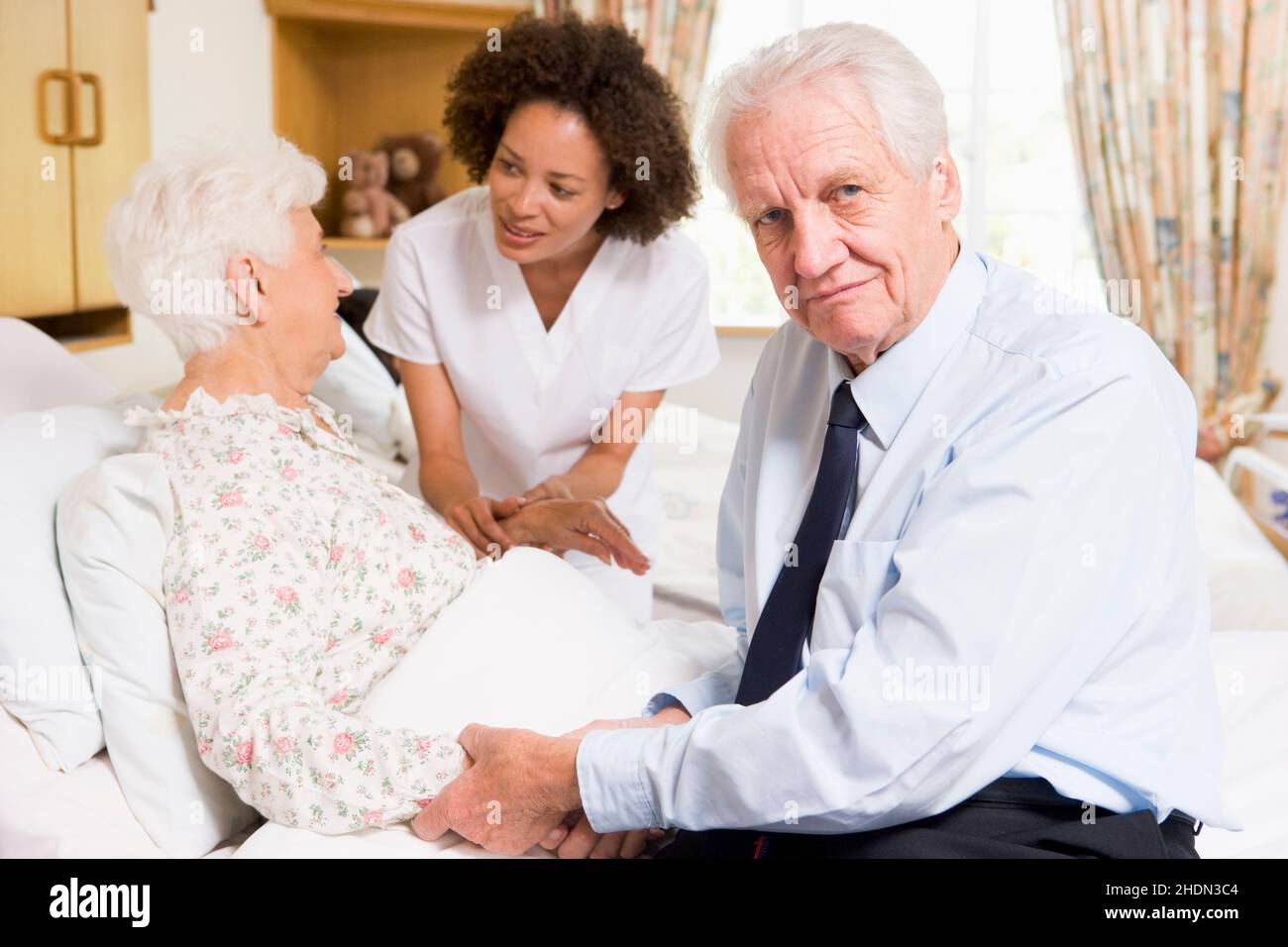 nurse, patient, old care, nurses, patients, cares Stock Photo - Alamy