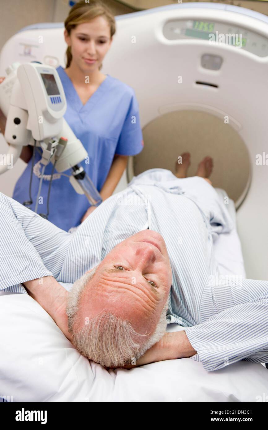 patient, cat scan, patients, cat scans Stock Photo - Alamy