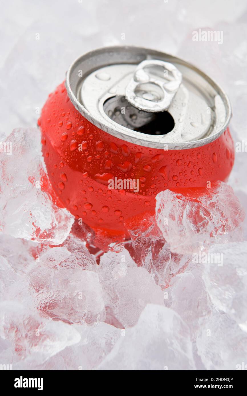 can, iced, drink can, cans, iceds, drink cans Stock Photo - Alamy
