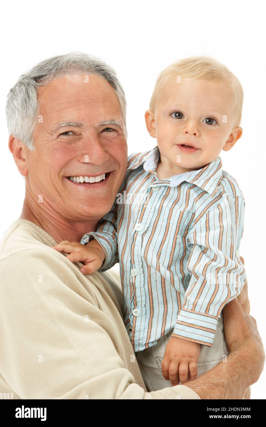grandson, grandfather, grandsons, grandfathers Stock Photo - Alamy