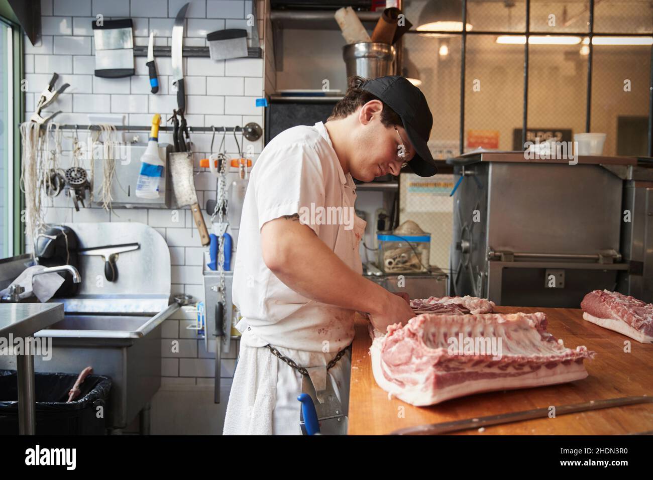 Butchers clothes hi-res stock photography and images - Alamy