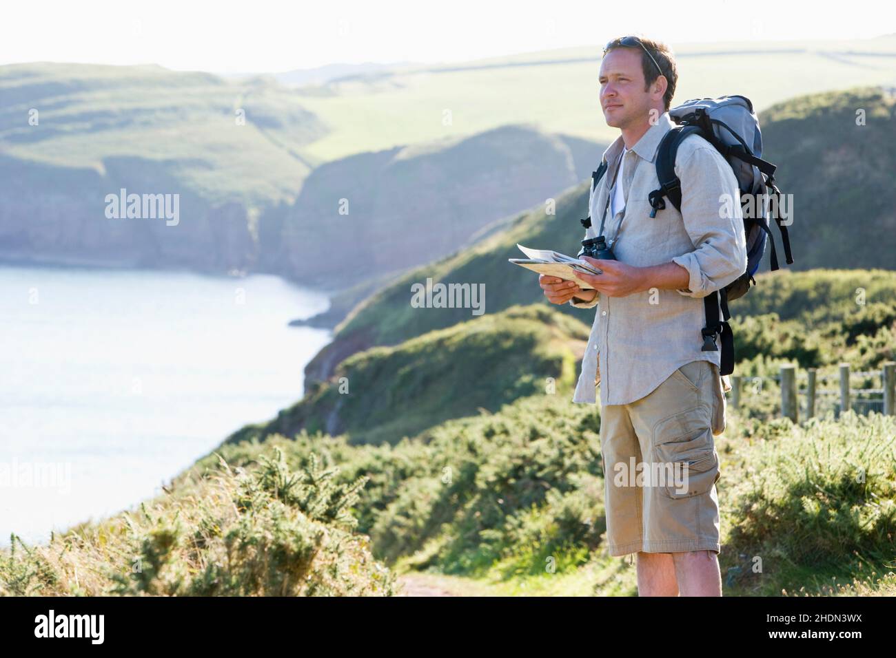 view, hiker, map, views, hikers, maps Stock Photo - Alamy