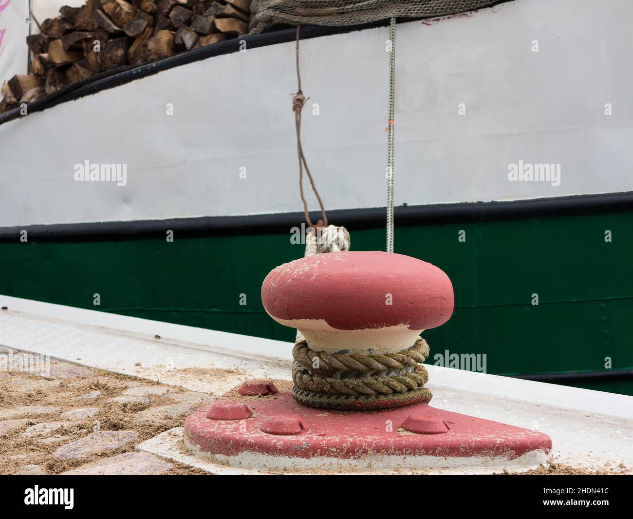 harbour, bollard, harbours, port, bollards Stock Photo - Alamy
