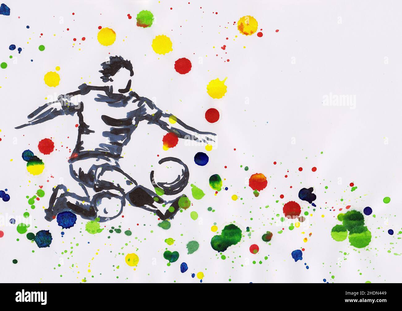 soccer player, watercolor painting, kicker, kickers, soccer players ...