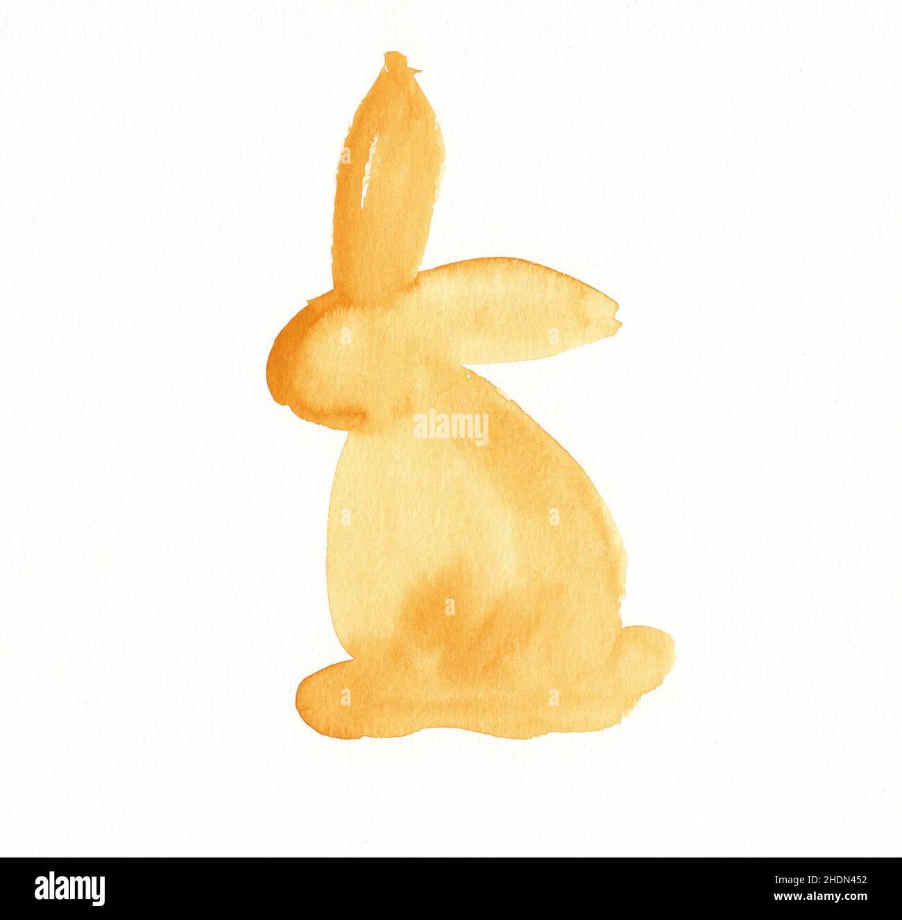 rabbit, watercolour paints, hare, rabbits, watercolour paint Stock ...