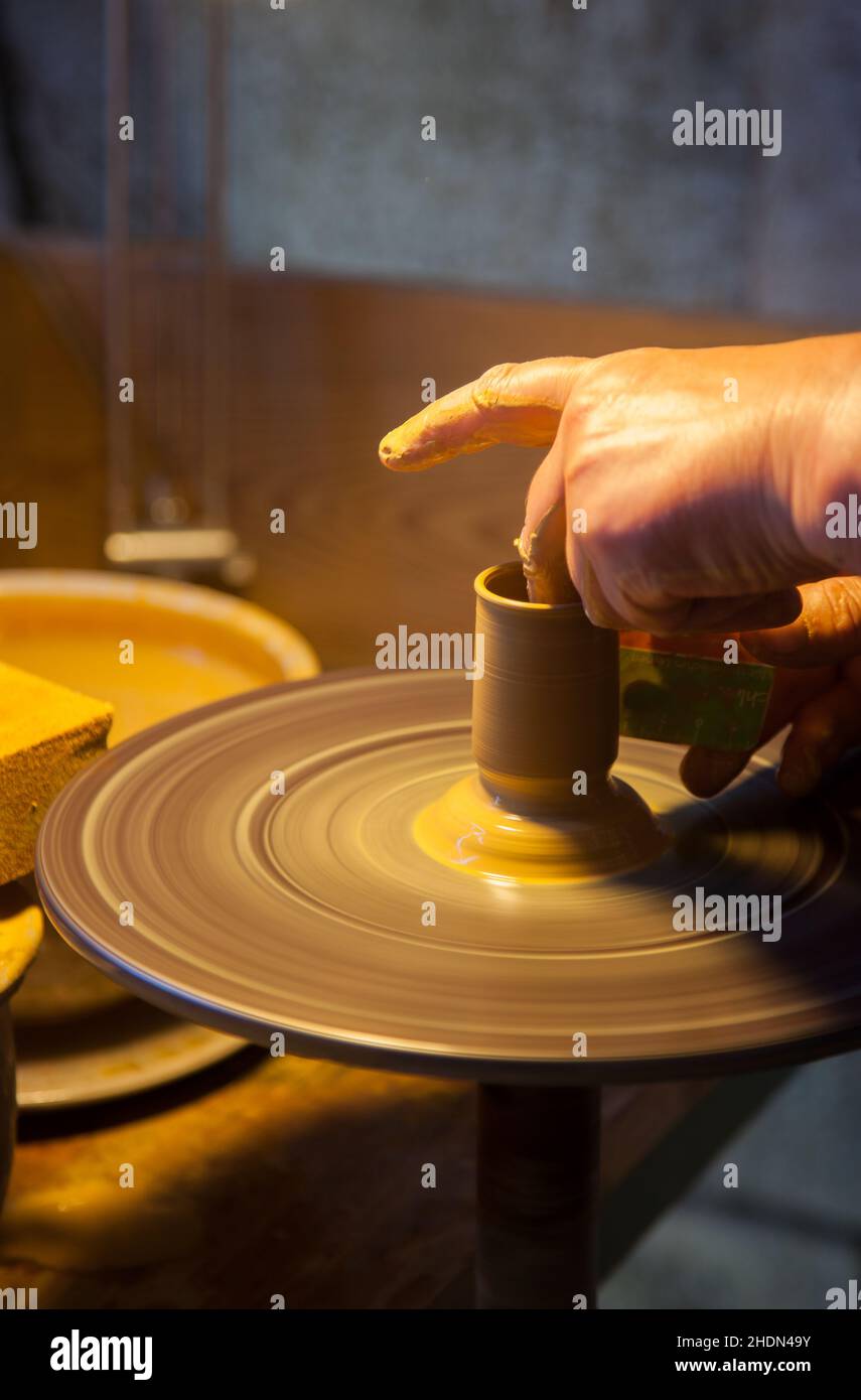 pottery, pottery whee, potteries, potter's wheel, pottery whees Stock ...