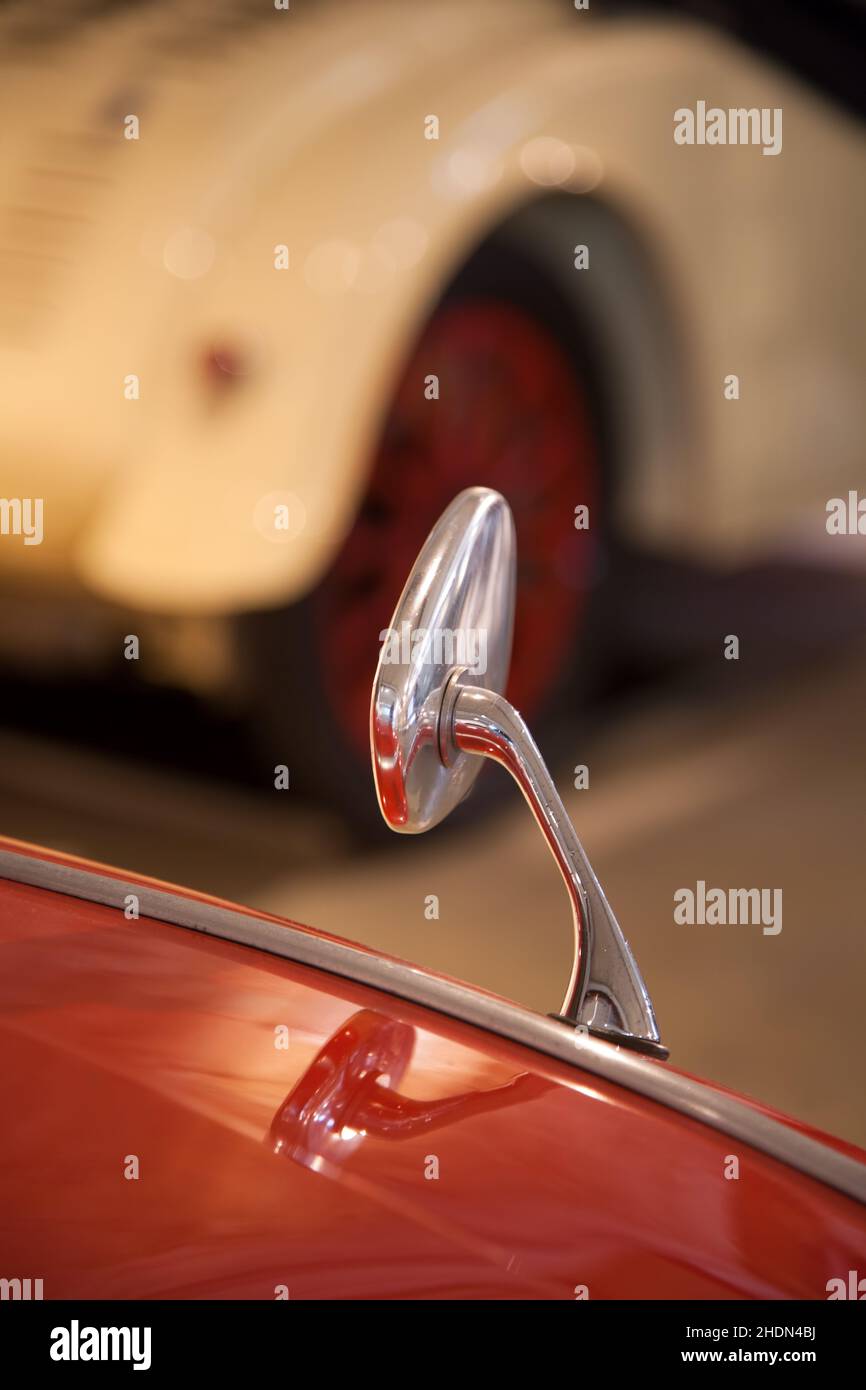 retro, rearview mirror, old fashioned, retro style, rearview mirrors ...