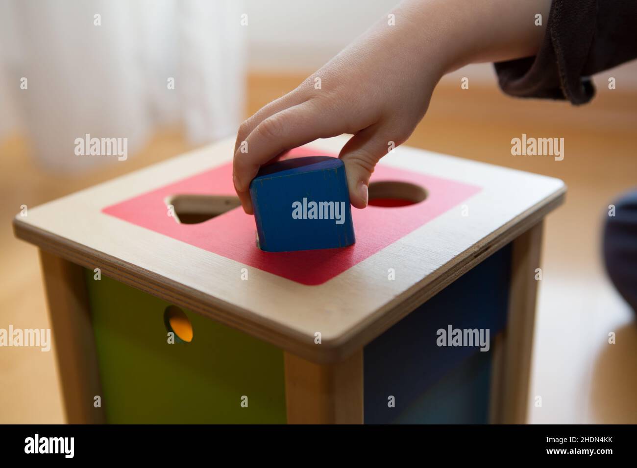 sorting, cube, motor skills, cubes Stock Photo - Alamy