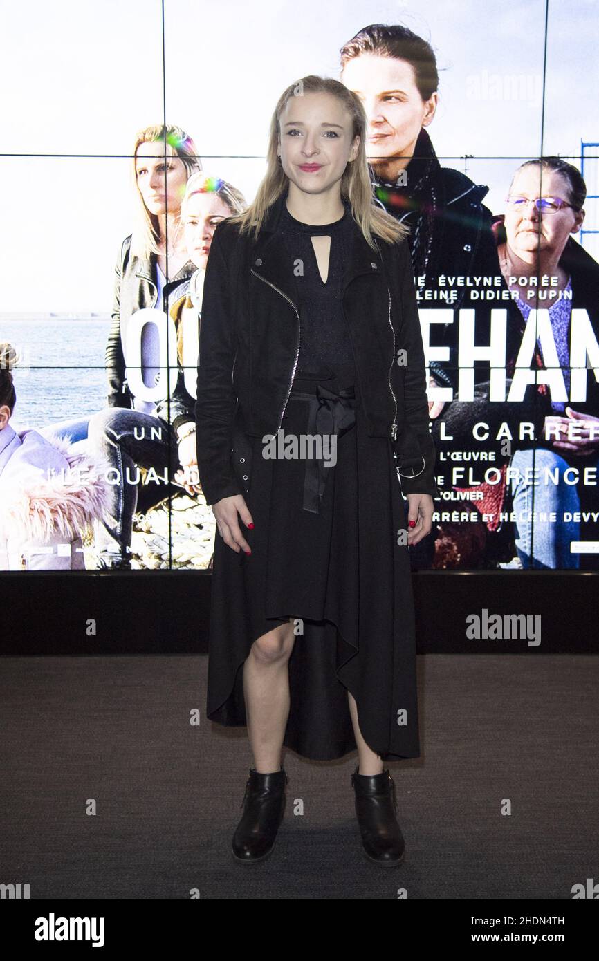 Paris, France. 06th Jan, 2022. Lea Carne attending the Ouistreham ...
