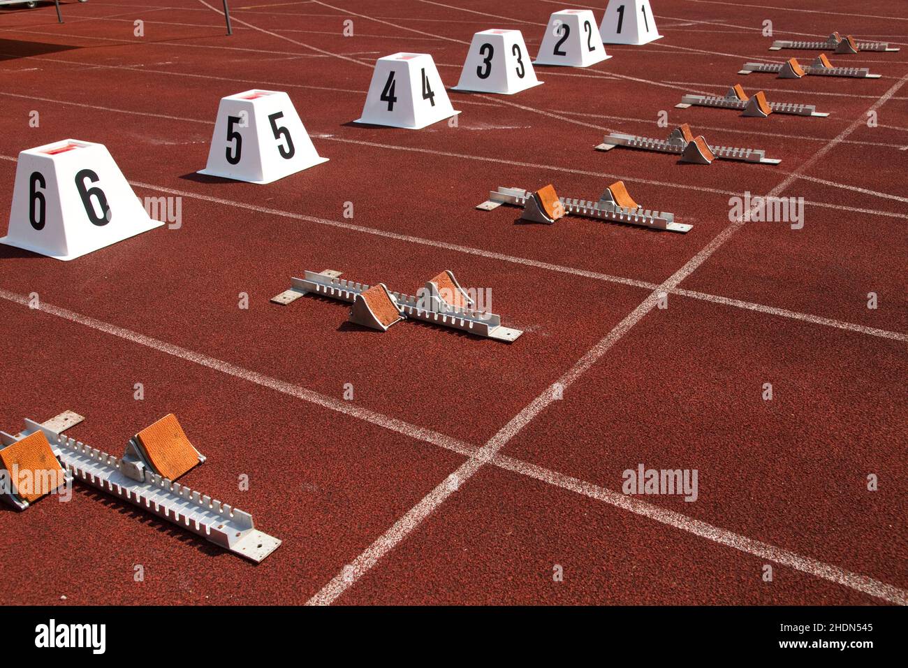 athletics, starting block, athletic, starting blocks Stock Photo - Alamy