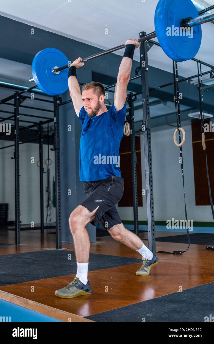 Vertical barbell hi-res stock photography and images - Alamy