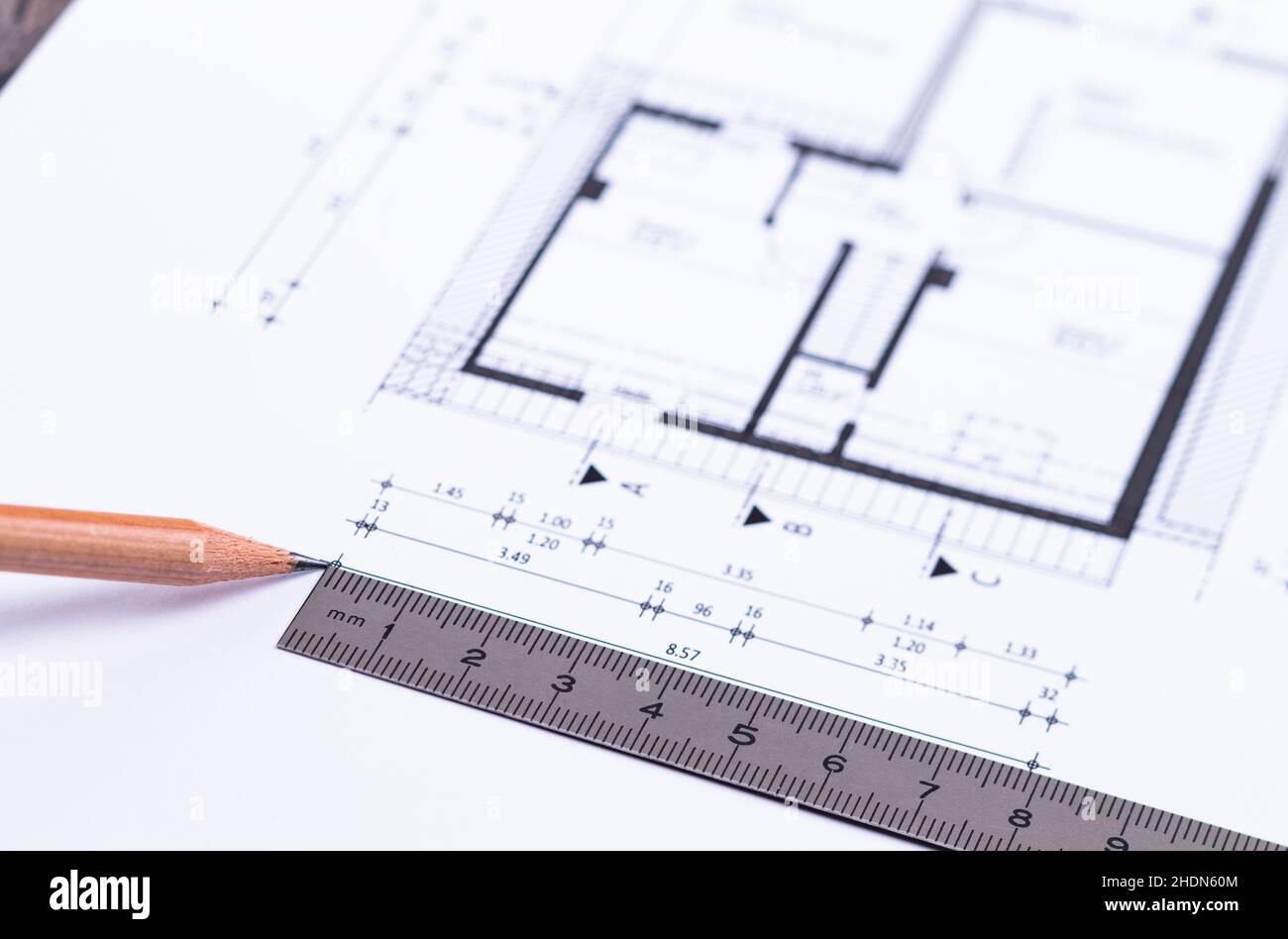 drawing, housing, draft, drawings, drafts Stock Photo - Alamy