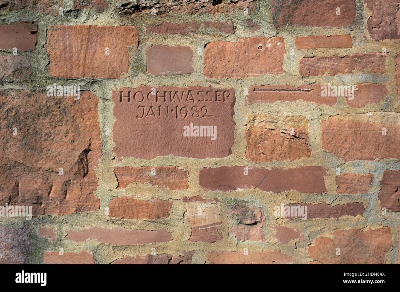 Flood level markers hi-res stock photography and images - Alamy