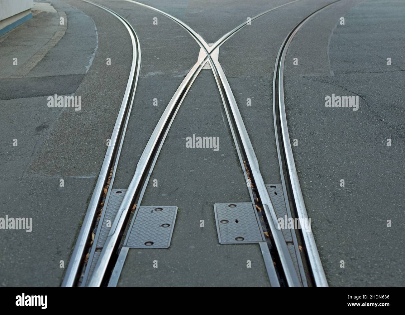 Railroad junctions hi-res stock photography and images - Alamy
