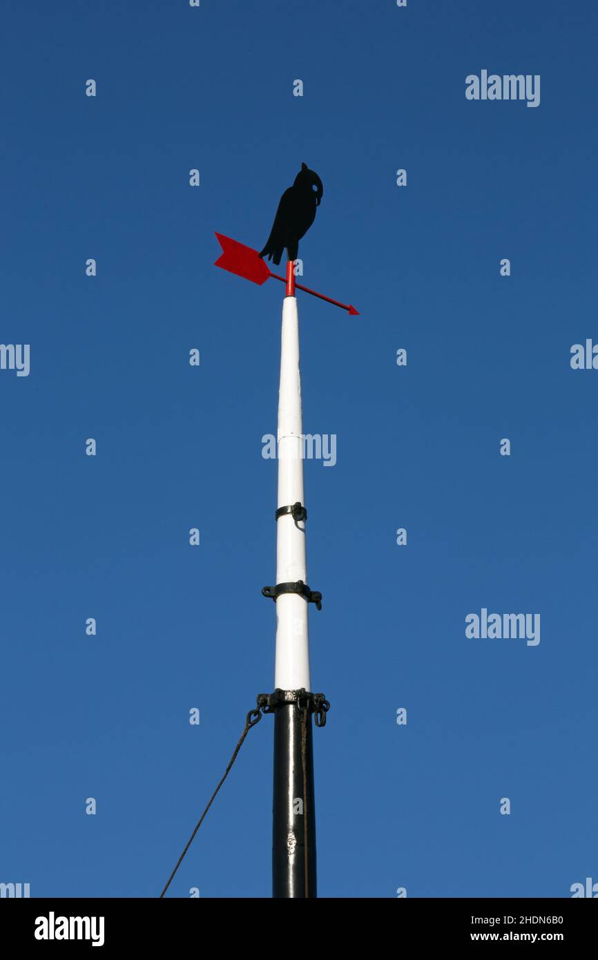 mast, wind vane, masts, wind vanes Stock Photo - Alamy