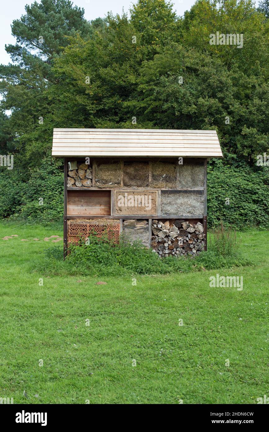 insect hotel, insect hotels Stock Photo - Alamy