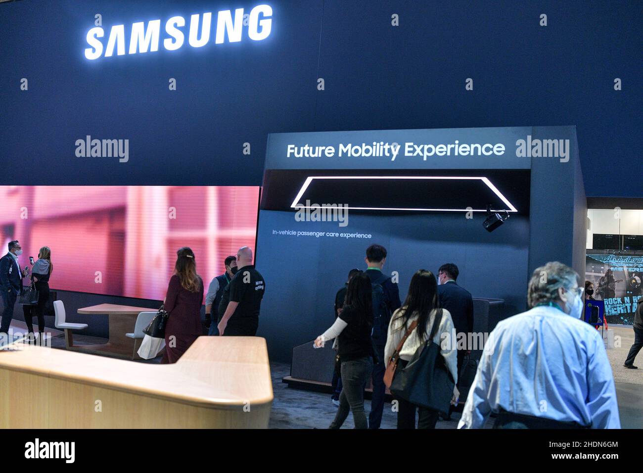 Las Vegas, NV, USA. 6th Jan, 2022. Samsung City at CES 2022 at the Las ...