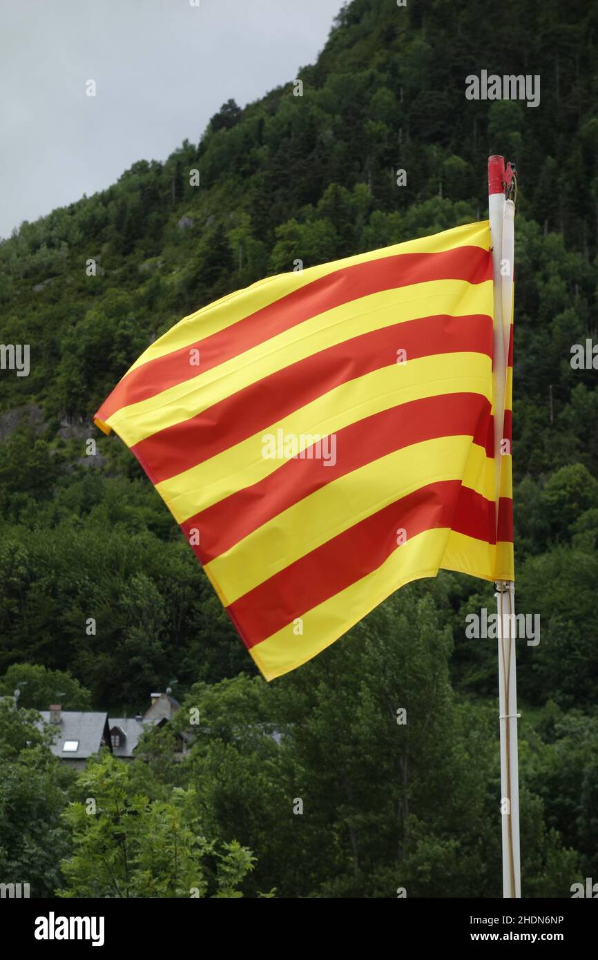 flag, catalonia, flags, catalonias Stock Photo - Alamy