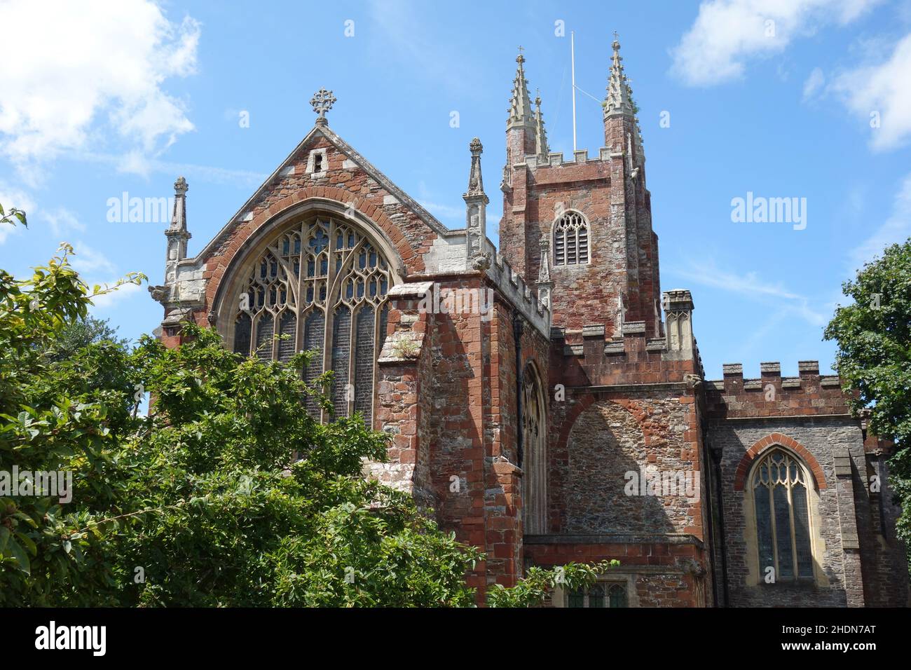 totnes, st marys church Stock Photo - Alamy