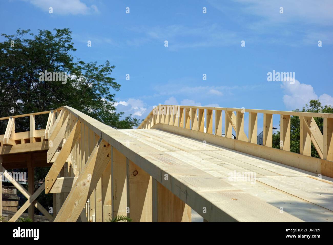 wooden bridge, wooden bridges Stock Photo - Alamy