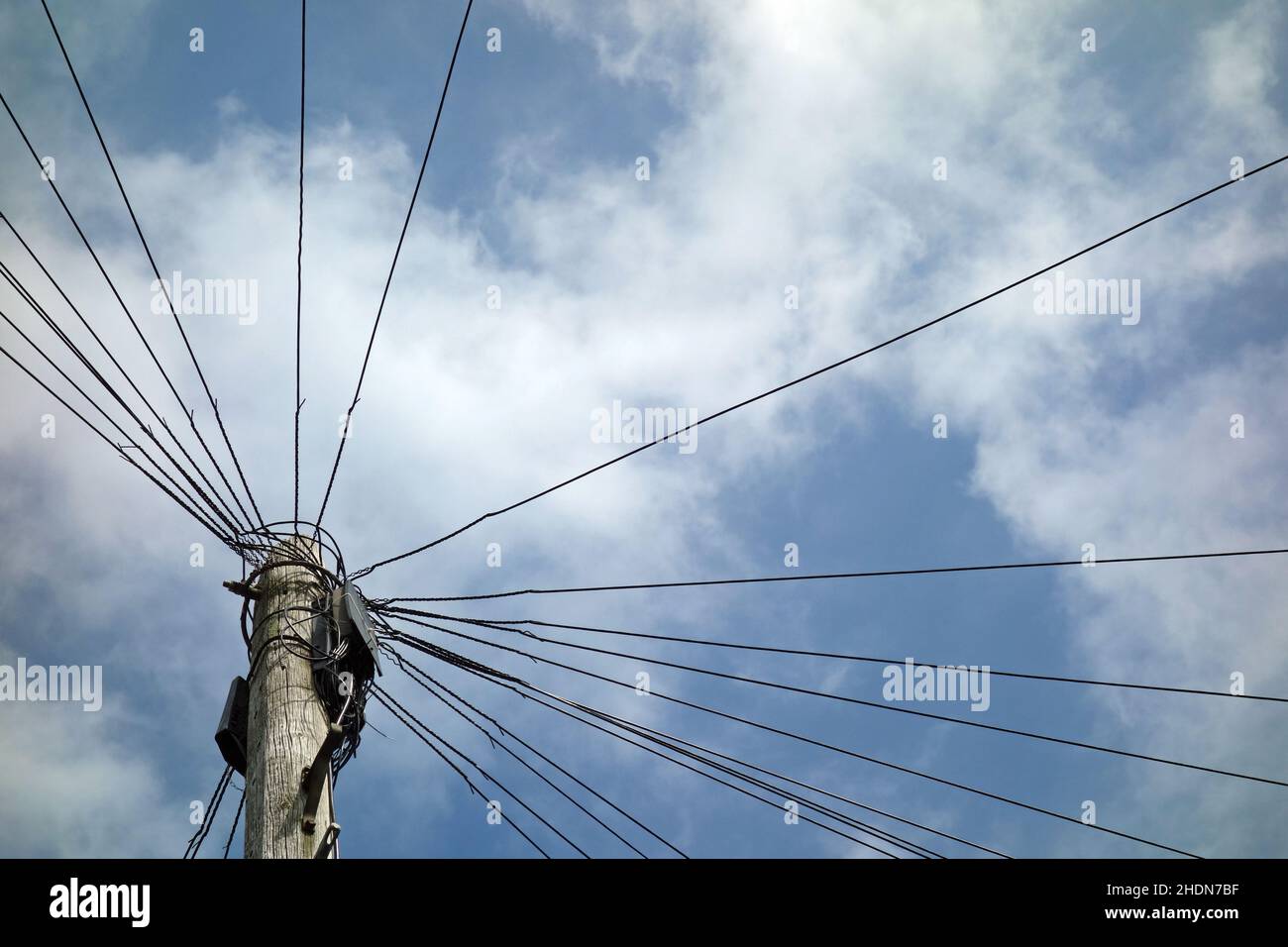 Old telephone pole hi-res stock photography and images - Alamy