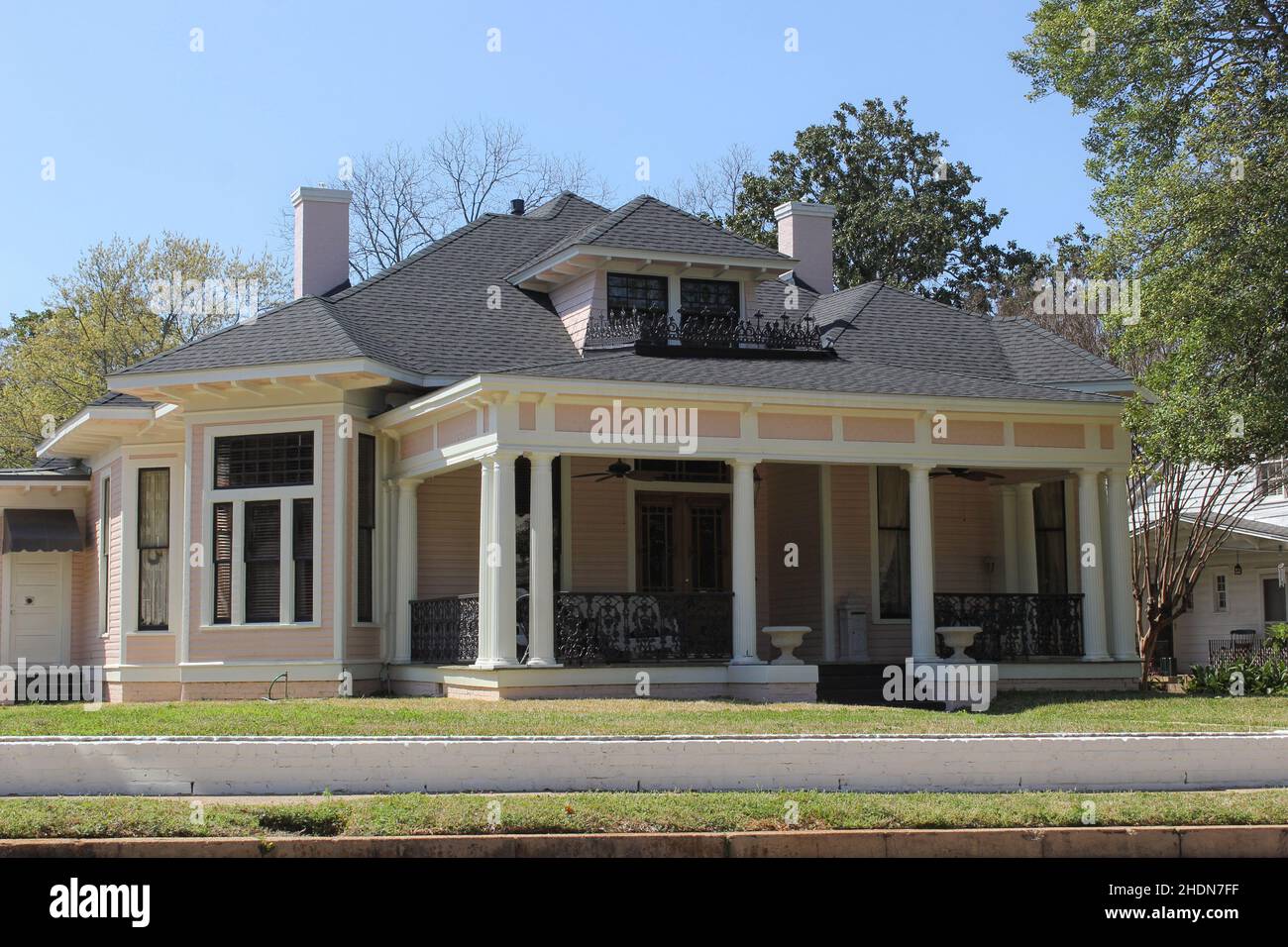 Historic House in Rural Small Town Eastern Texas Stock Photo - Alamy