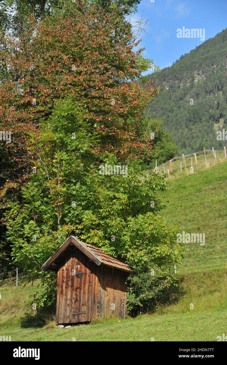 Woodshed by the mountain hi-res stock photography and images - Alamy
