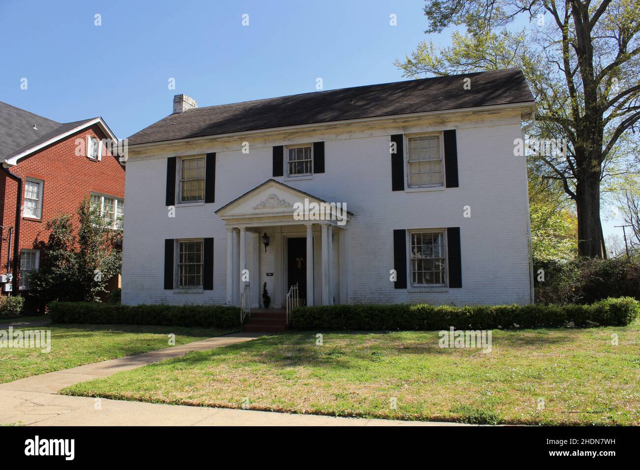 Historic Mansion in Rural Small Town Stock Photo - Alamy