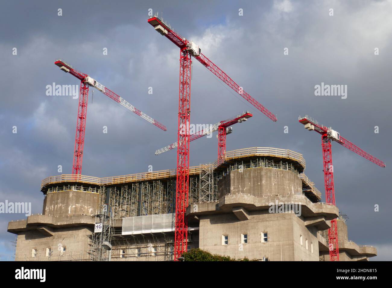 sankt pauli, flakturm iv Stock Photo - Alamy