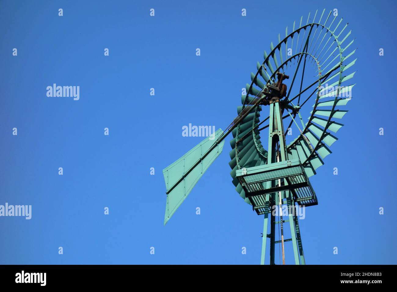 historical engineering, pinwheel, westernmill, pinwheels Stock Photo ...