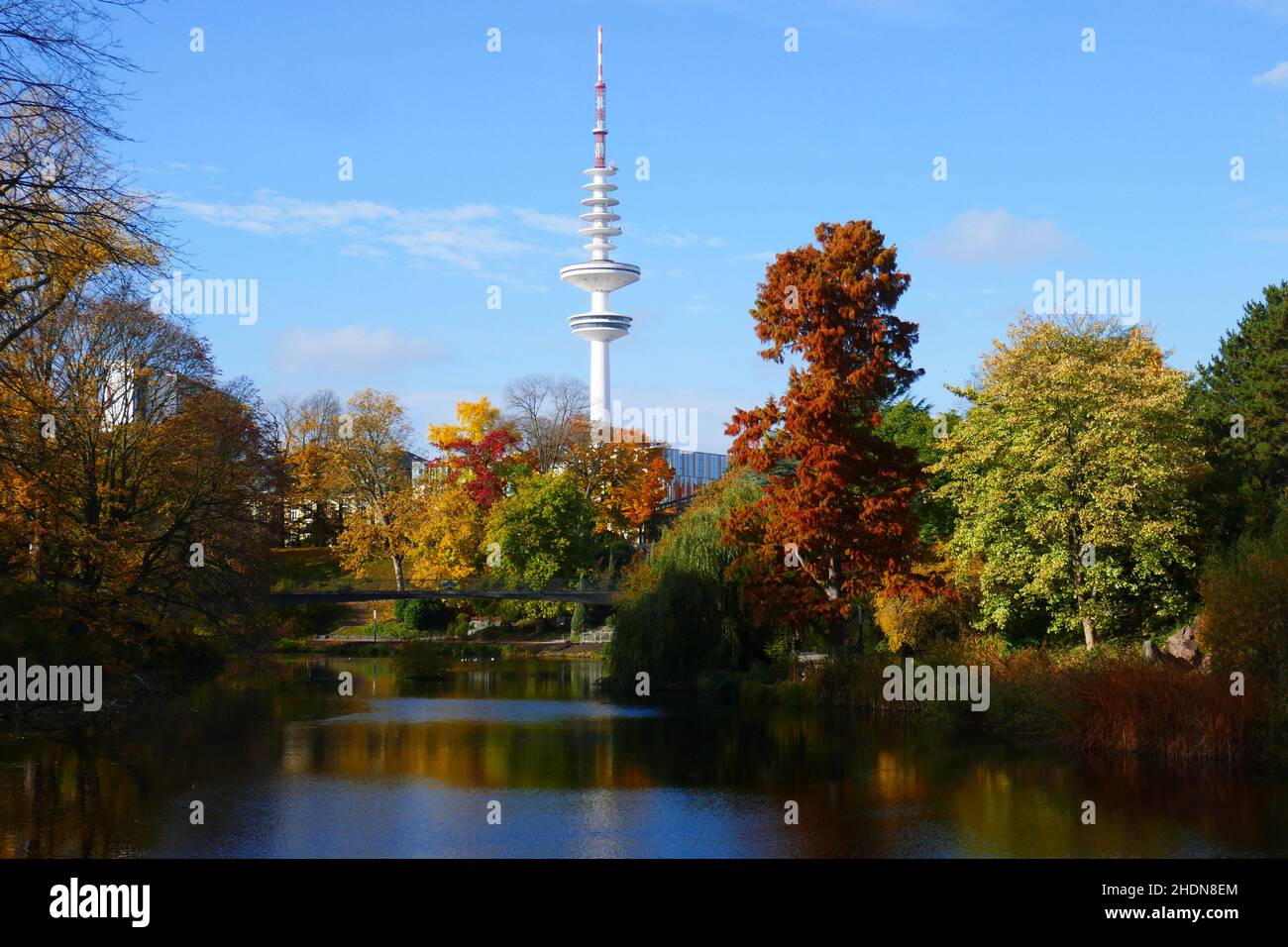 hamburg, heinrich hertz turm, alster, heinrich-hertz-turms, alsters ...