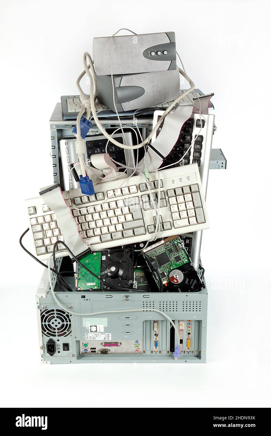 Disposal of old computers hi-res stock photography and images - Alamy