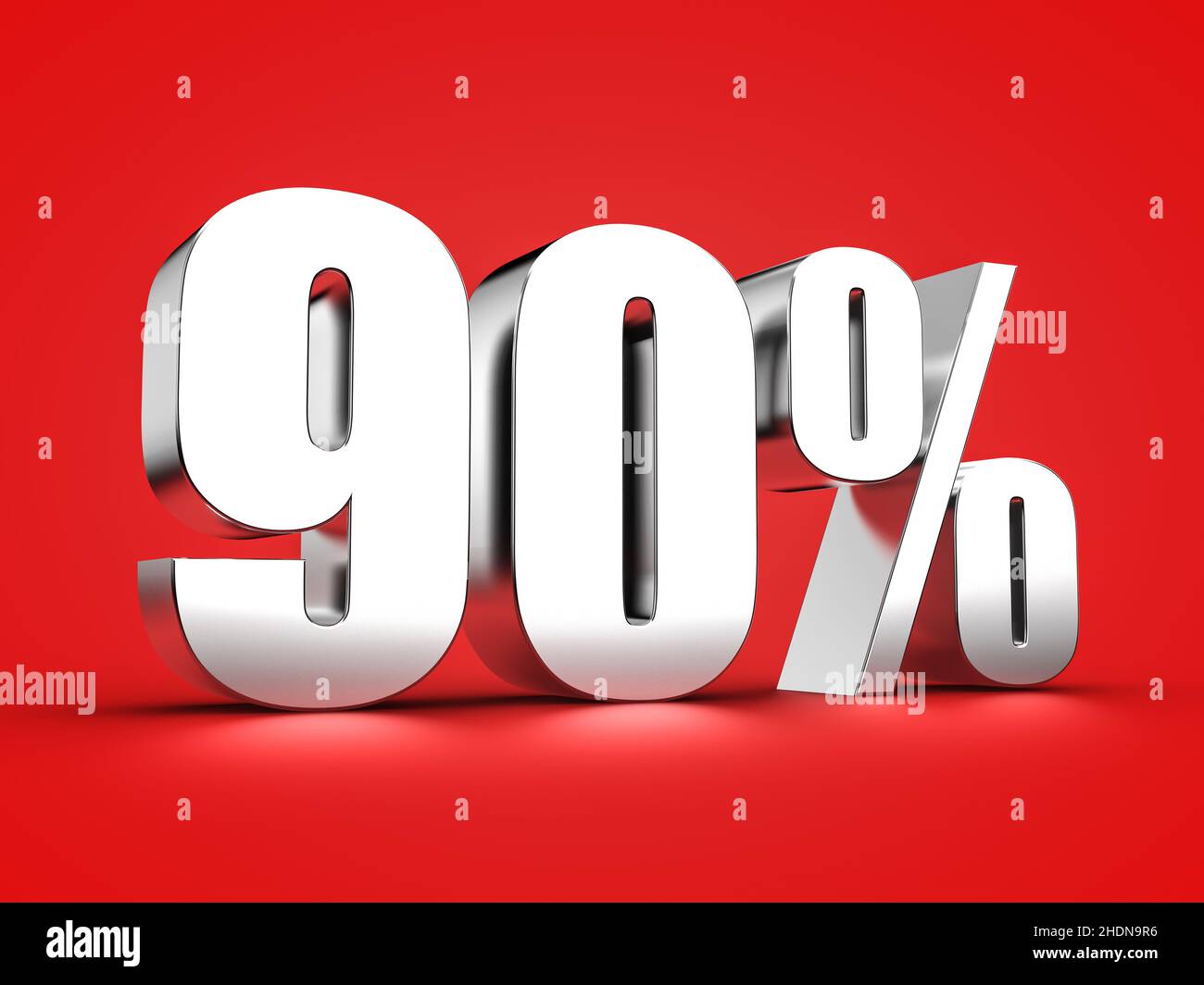 Sale sign 90 percents in hi-res stock photography and images - Alamy