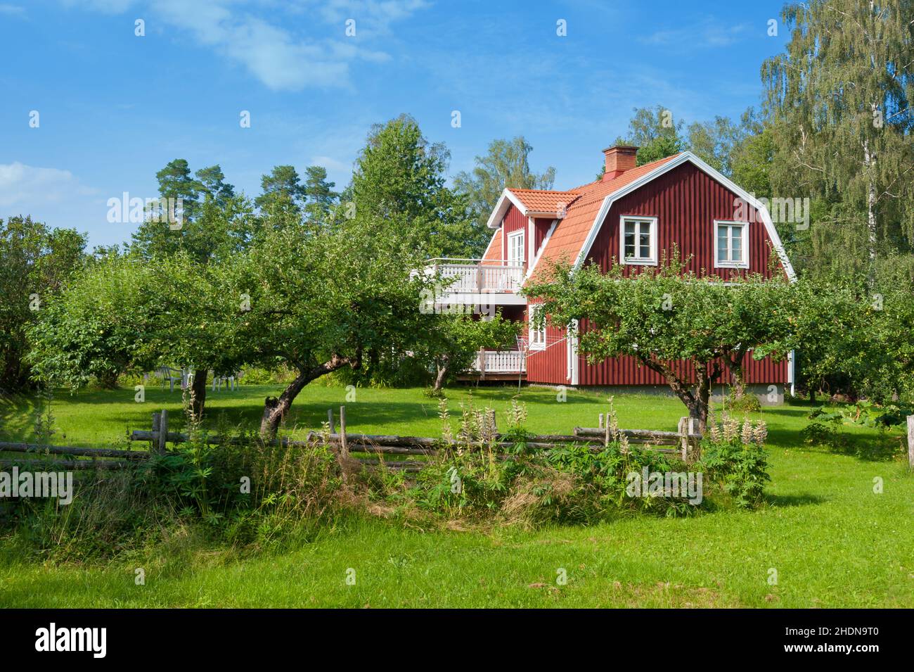 house, cottage, stuga, houses, cottages, stugas Stock Photo - Alamy