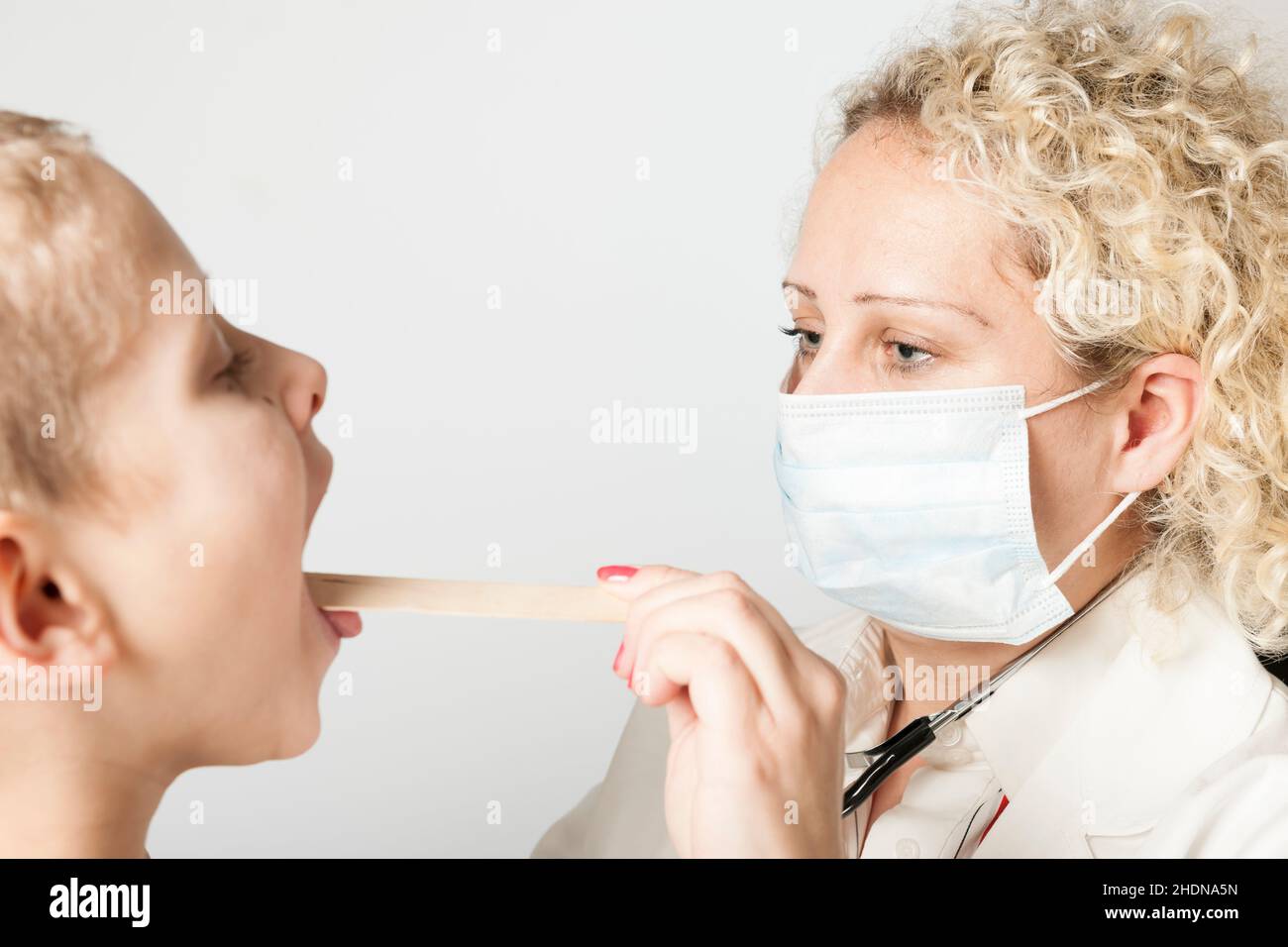 examination, tonsillitis, pediatrician, procedure, pediatricians Stock ...