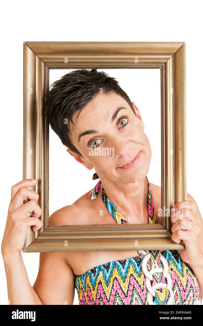 Framed portrait hi-res stock photography and images - Alamy