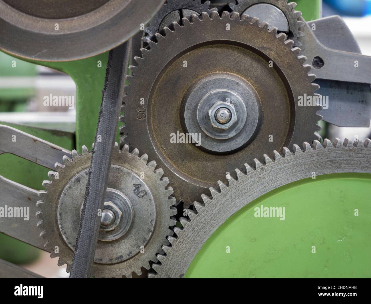 gear, drive, lathe, gears, drives, lathes Stock Photo - Alamy