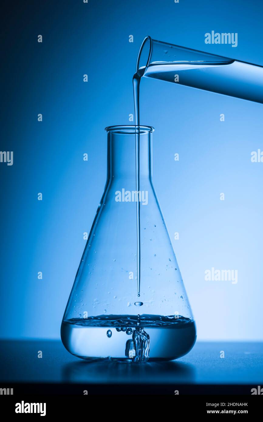liquid, experiment, beaker, liquids, experiments, beakers Stock Photo ...
